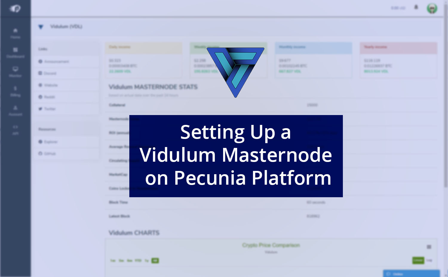 How to Set up a Vidulum Masternode on Pecunia