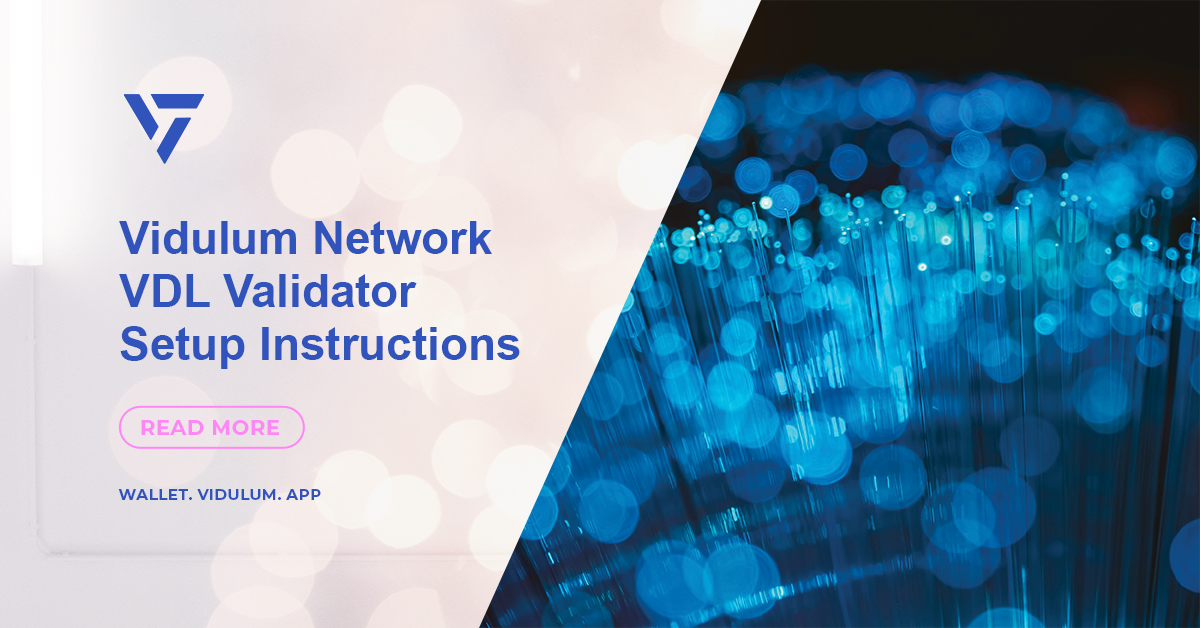 Setting Up a Vidulum VDL Network Validator for Consensus - a Recommended Guide